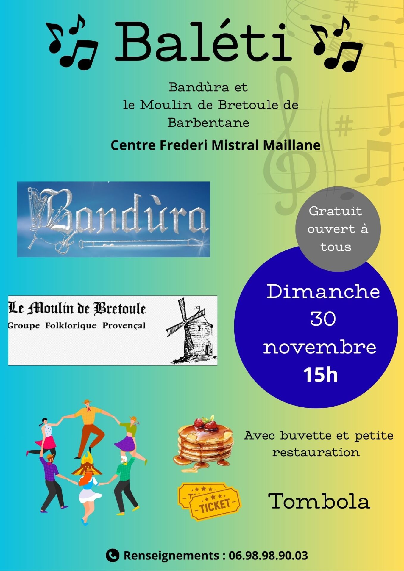 Baléti Bandùra et le Moulin de Bretoule – Journal Farandole